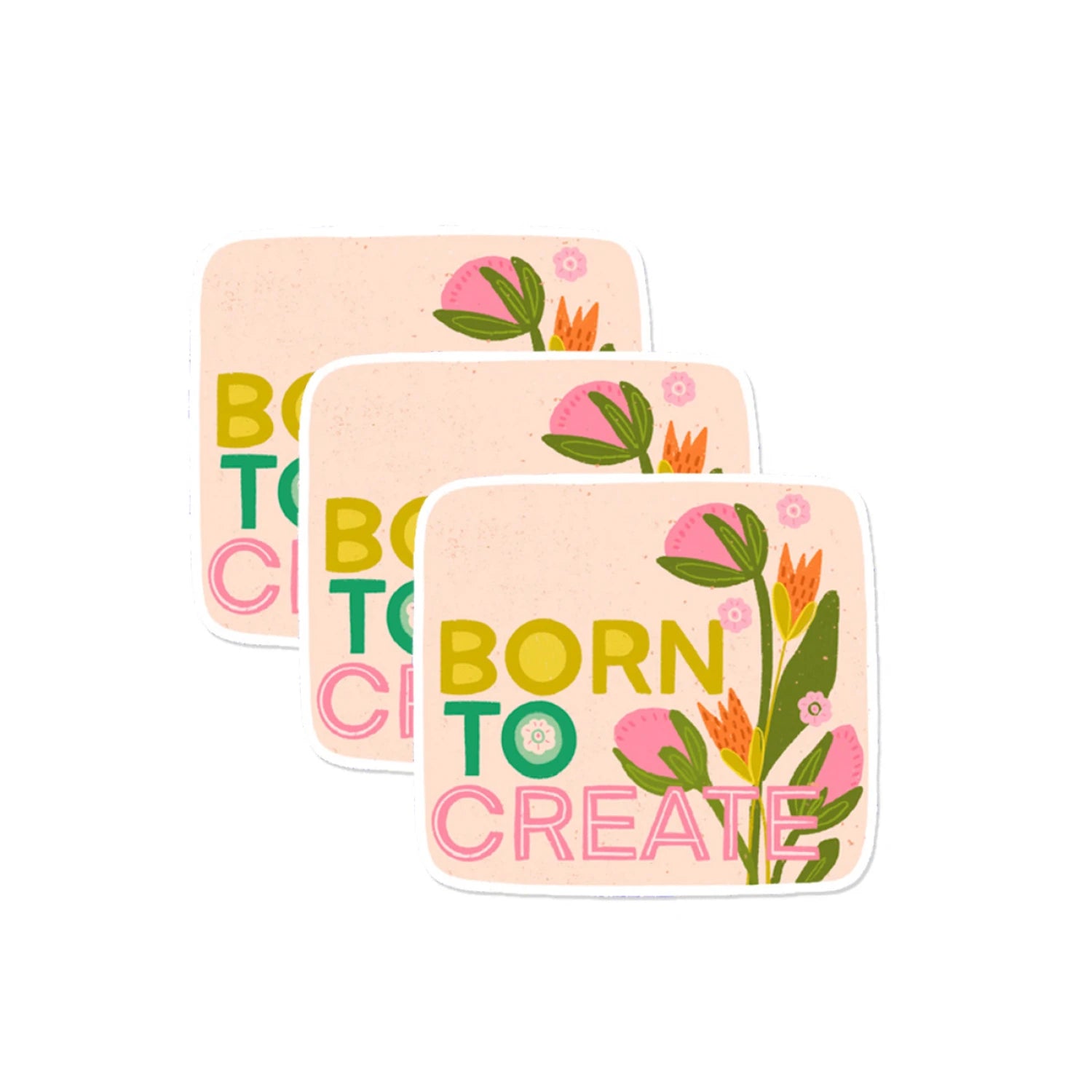 Born To Create Sticker (1 Sticker) – Marietta's Quilt & Sew