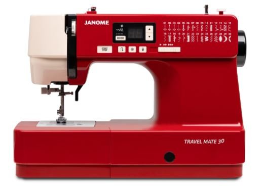 Janome Travel Mate 30 - Red (TM30) – Marietta's Quilt & Sew